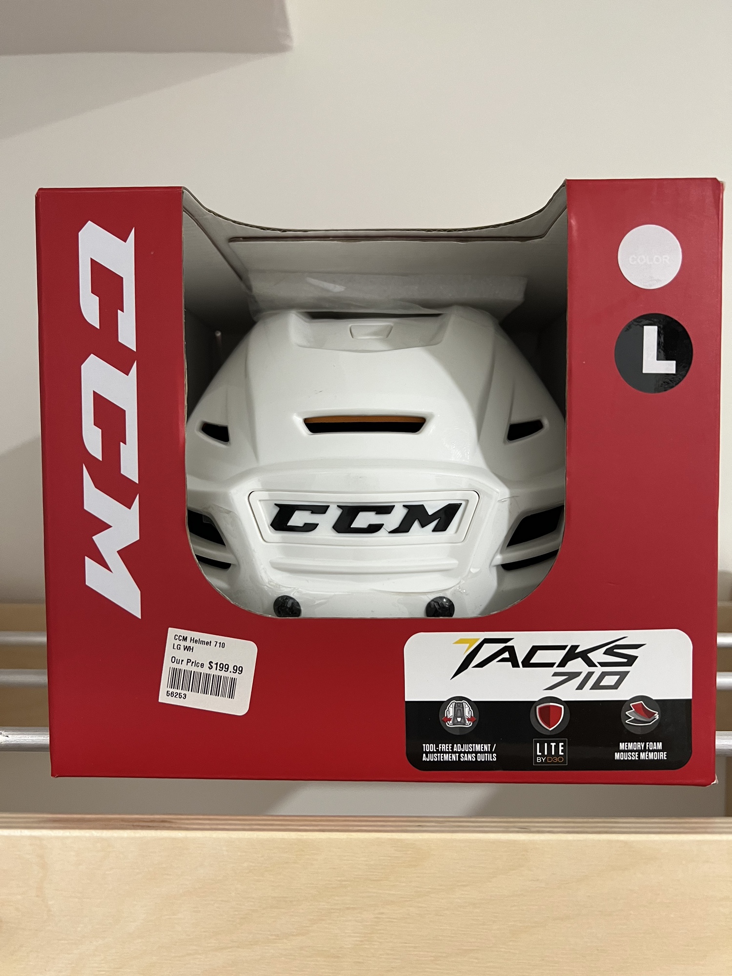 New Large CCM Tacks 710 Helmet | SidelineSwap