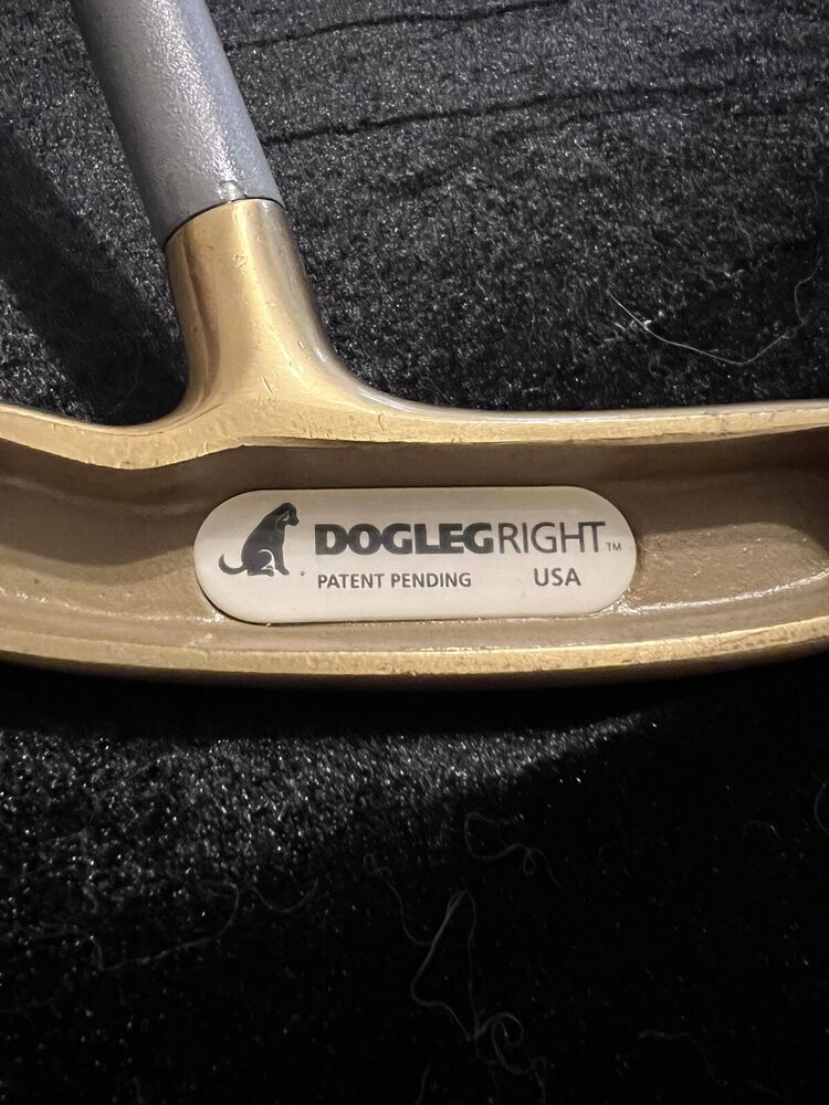 HOG DogLeg Right Model 1002i BULLSEYE Brass Putter 35” With Headcover ...