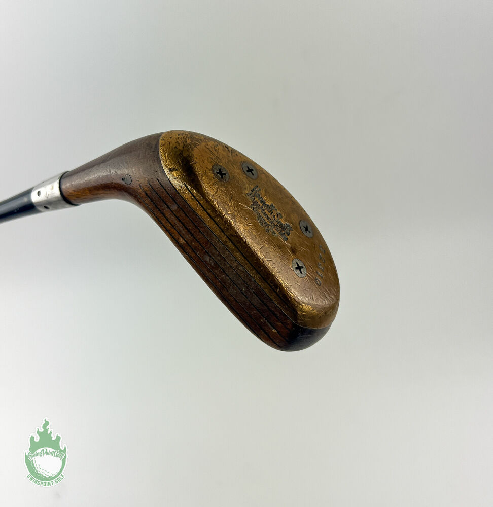 Used RH Kenneth Smith Hand Made Kansas City 35" Wood Putter Steel Golf ...