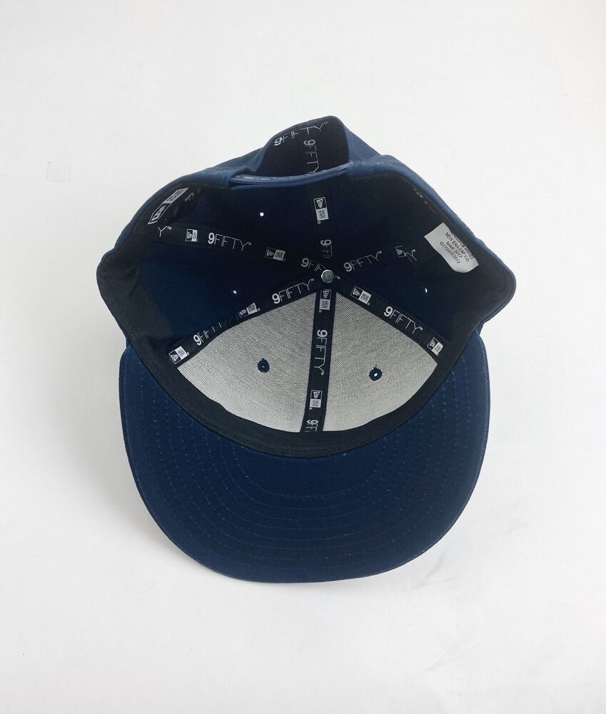 New Era 9FIFTY Snapback Adjustable Cap Adult OSFM Navy Blue Hat ...
