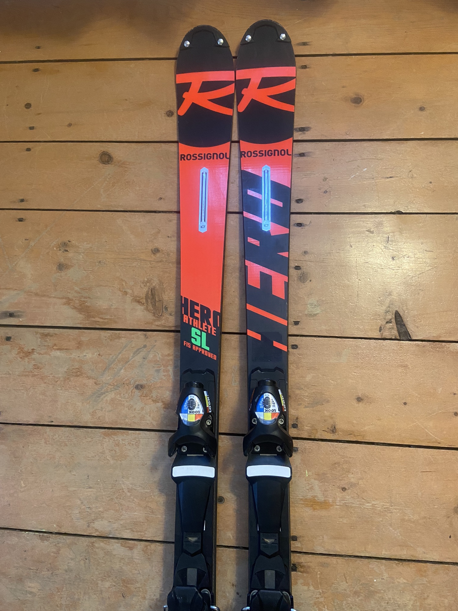 Rossignol Hero Men’s FIS Slalom Race Skis 165cm with SPX 15 Bindings ...