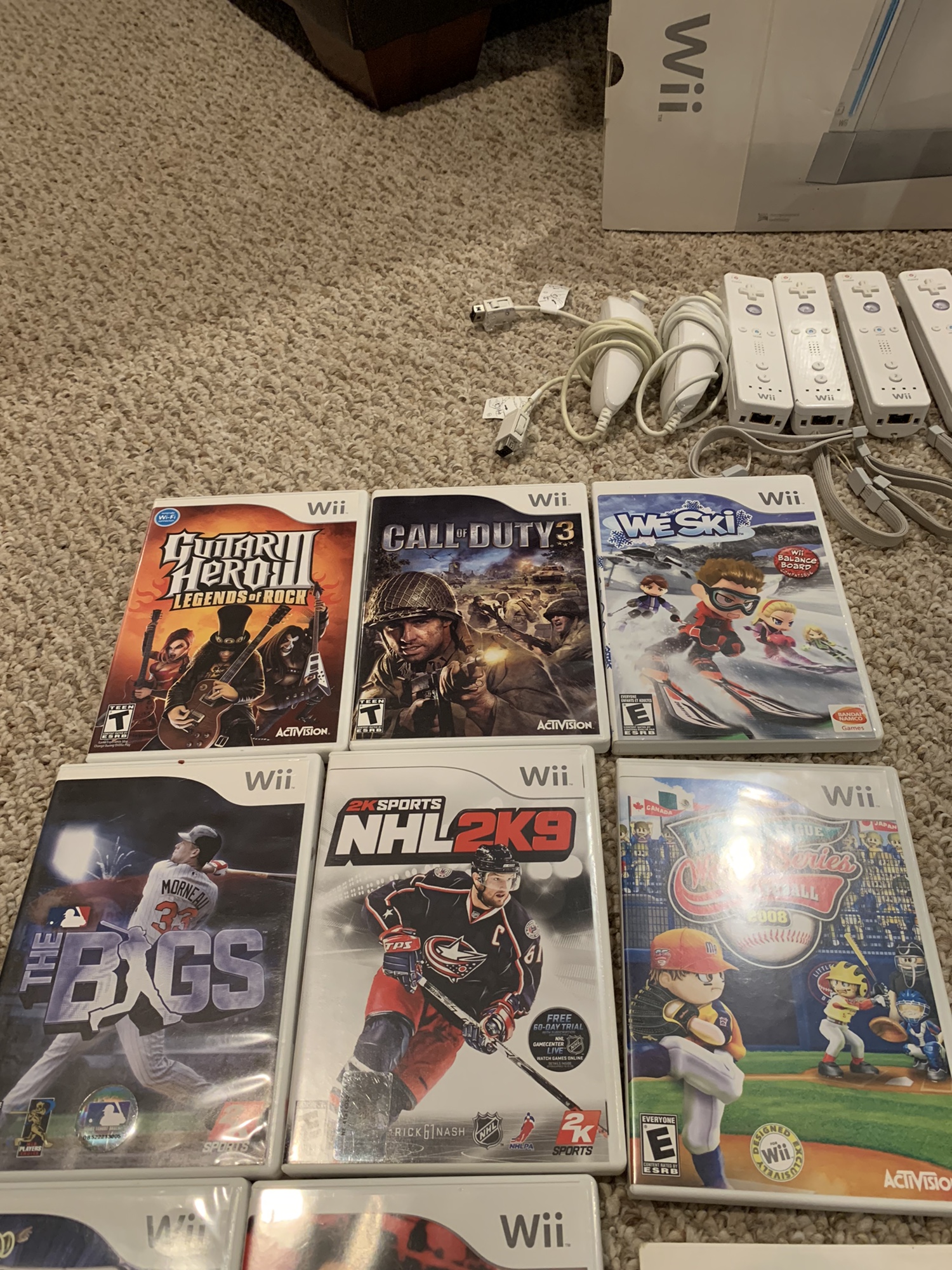 Used Wii Console Good Condition with 4 Controllers + Games | SidelineSwap