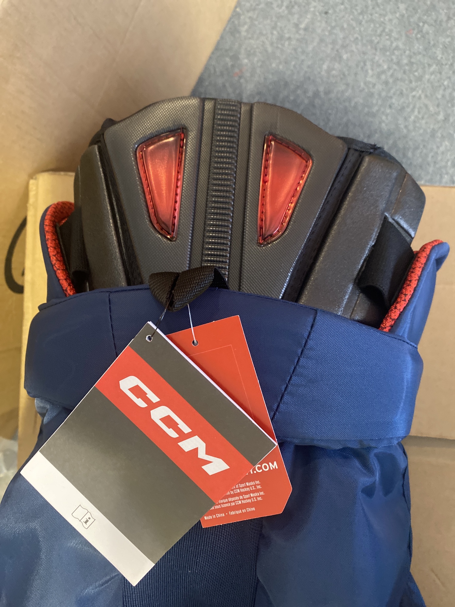 New Blue Senior CCM HP45 Pro Stock Colorado Avalanche Hockey Pants Med ...