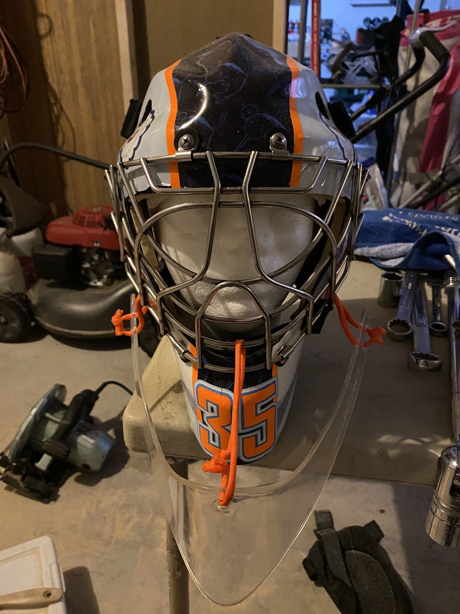 Otny kevlar senior mask w/ dangler | SidelineSwap