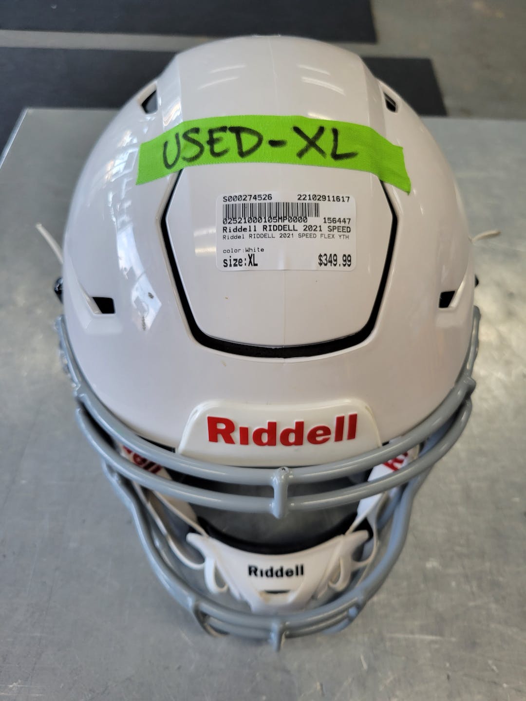 Used Riddell Riddell 2021 Speed Flex Yth Helmet Xl Football Helmets ...