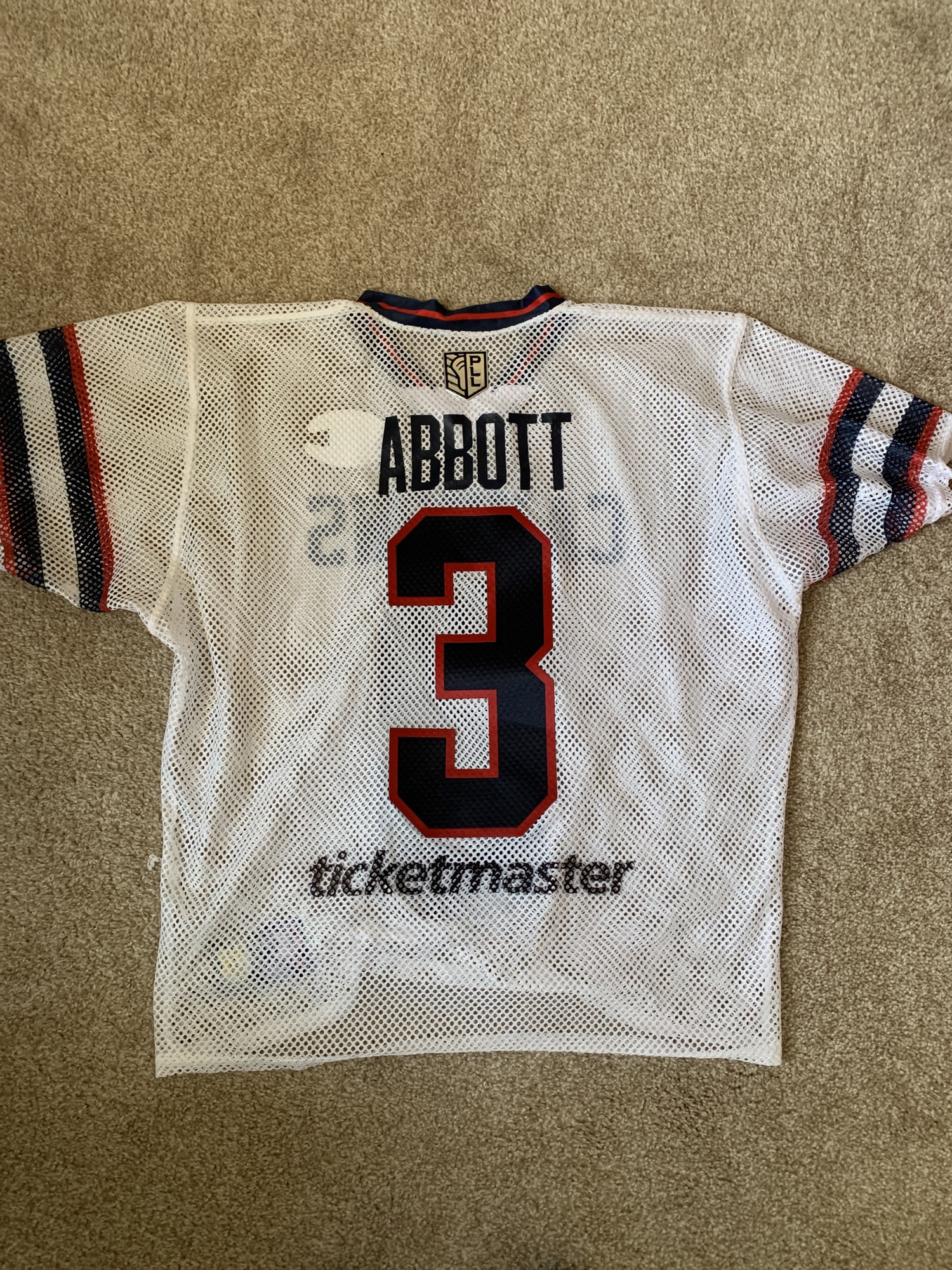 2022 THROWBACK PLL CANNONS MATT ABBOTT JERSEY | SidelineSwap