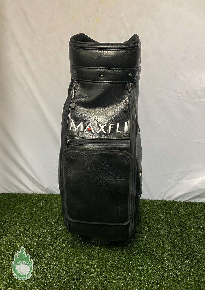 Used Maxfli Golf Black Golf Staff Bag 6-way Divider | SidelineSwap