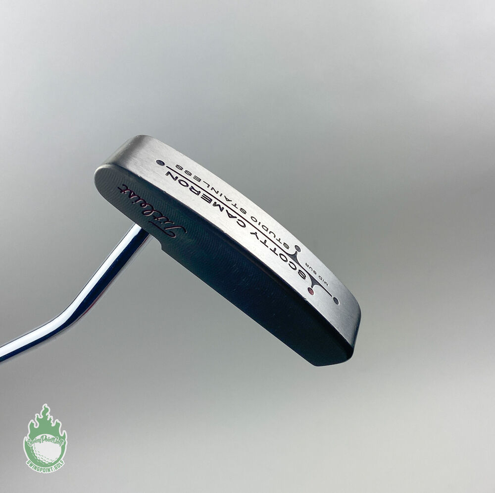 Custom Used Scotty Cameron Studio Stainless Mid Sur 34" Putter Steel ...