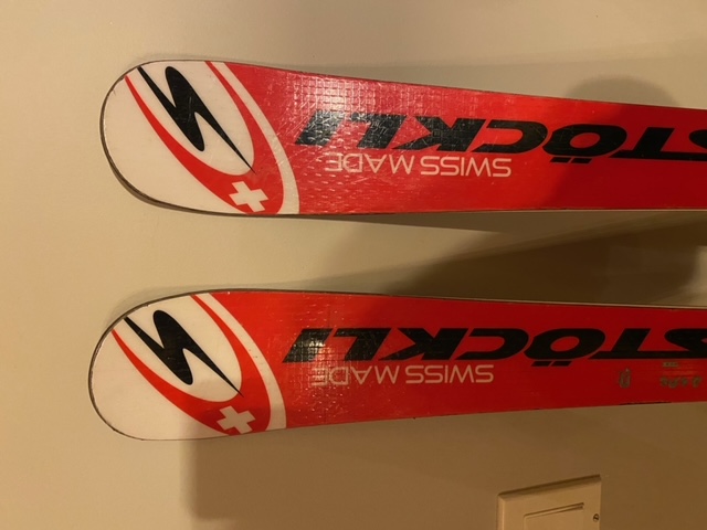 Stockli 154 cm LASER GS Skis With Salomon Bindings | SidelineSwap
