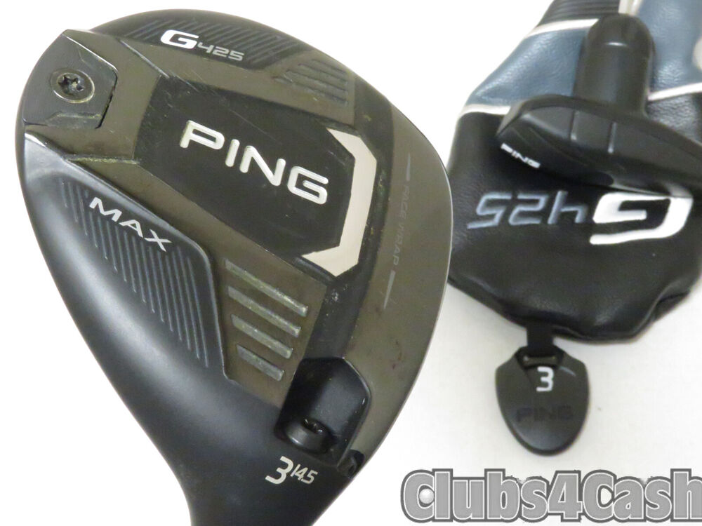PING G425 Max Fairway 14.5° 3 Wood Alta CB 65 Slate Stiff +Cover Tool Arccos | SidelineSwap