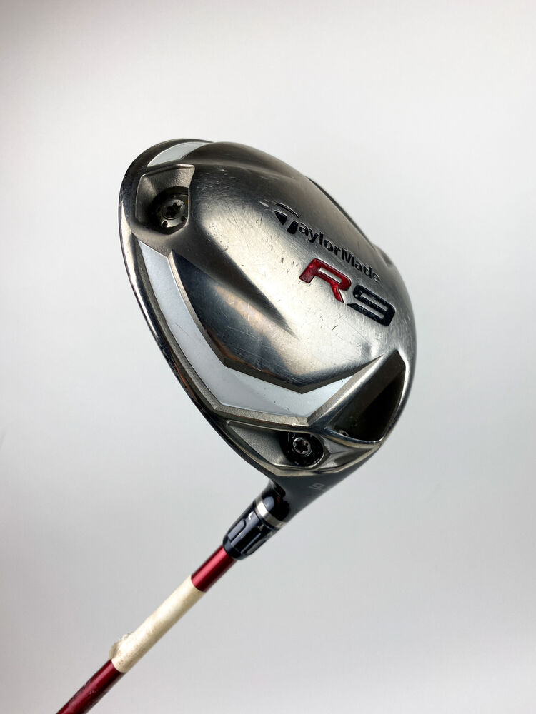 Used RH TaylorMade R9 Driver 9.5* Motore F1 65g Stiff Flex Graphite ...