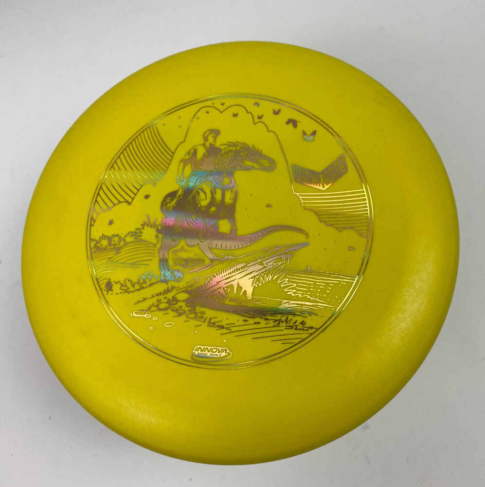Innova Disc Golf Used Yellow KC AVIAR 171gm Sockibomb Raptor Rider Hot ...