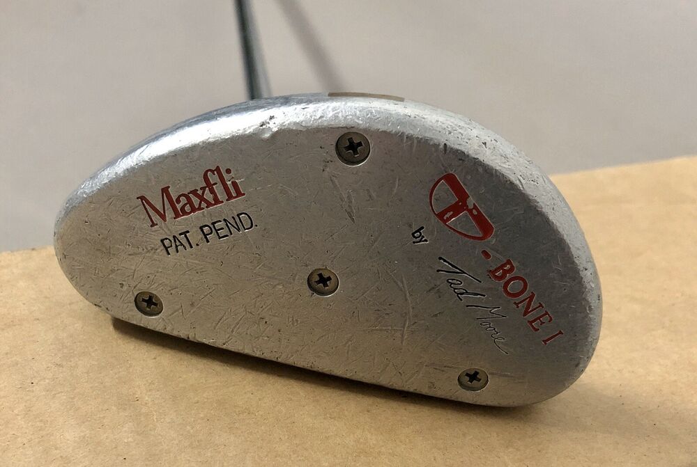Right Handed Maxfli T-Bone I By Tad Moore 35" Putter Steel Golf Club ...