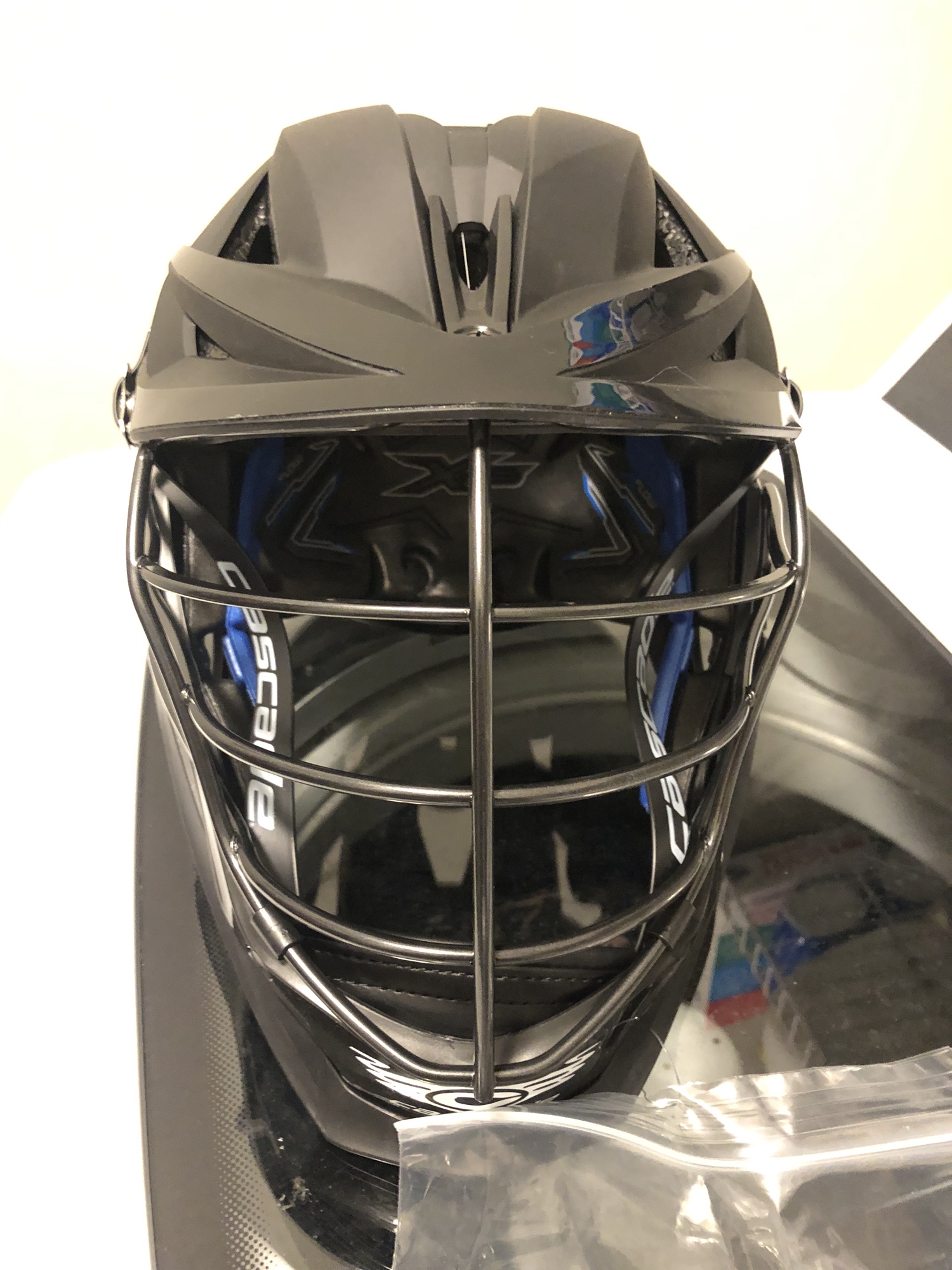 Brand New Matte Black Cascade XRS Helmet. | SidelineSwap