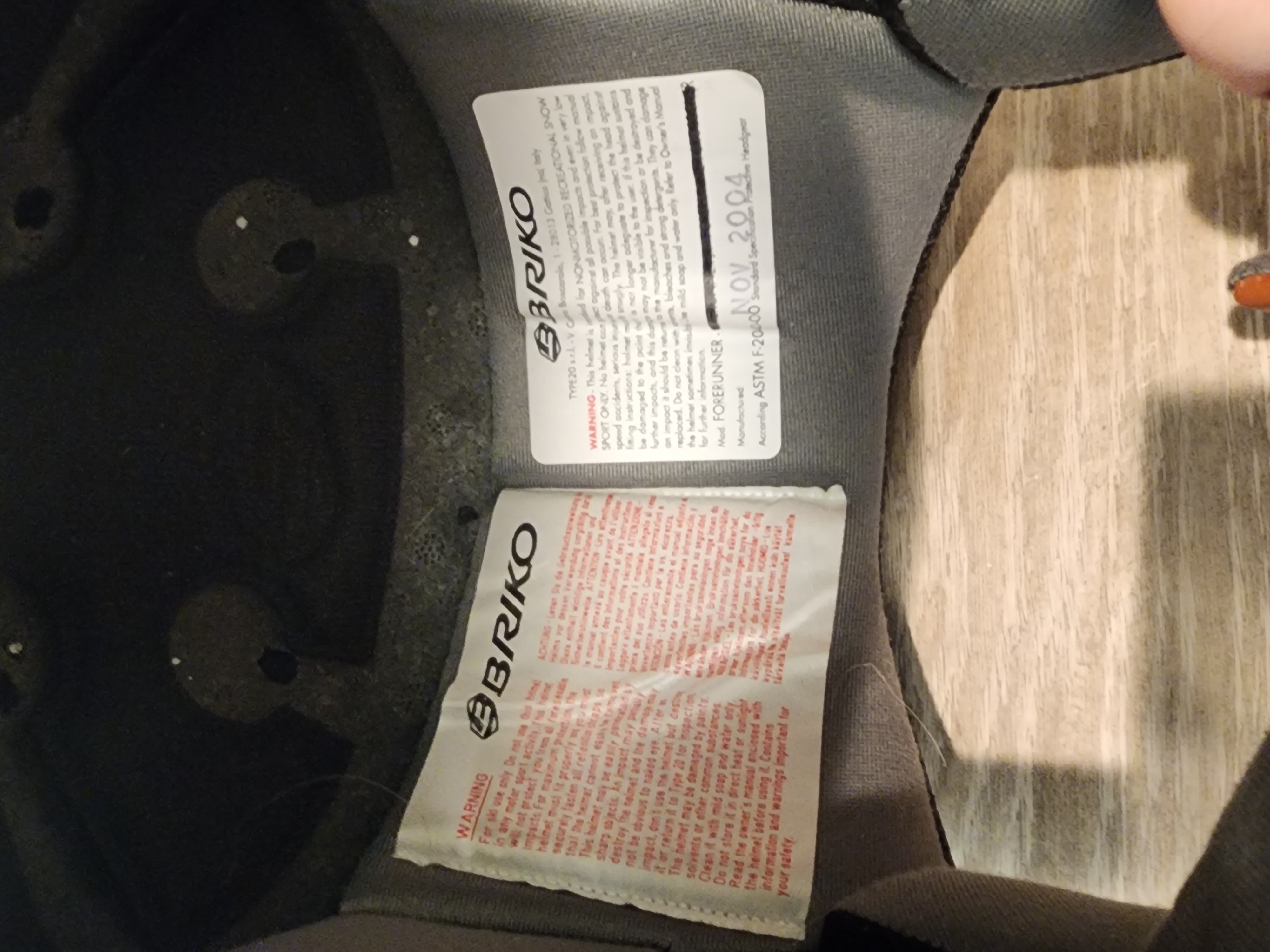 Used Unisex Medium/Large Briko Forerunner De Luxe Helmet | SidelineSwap