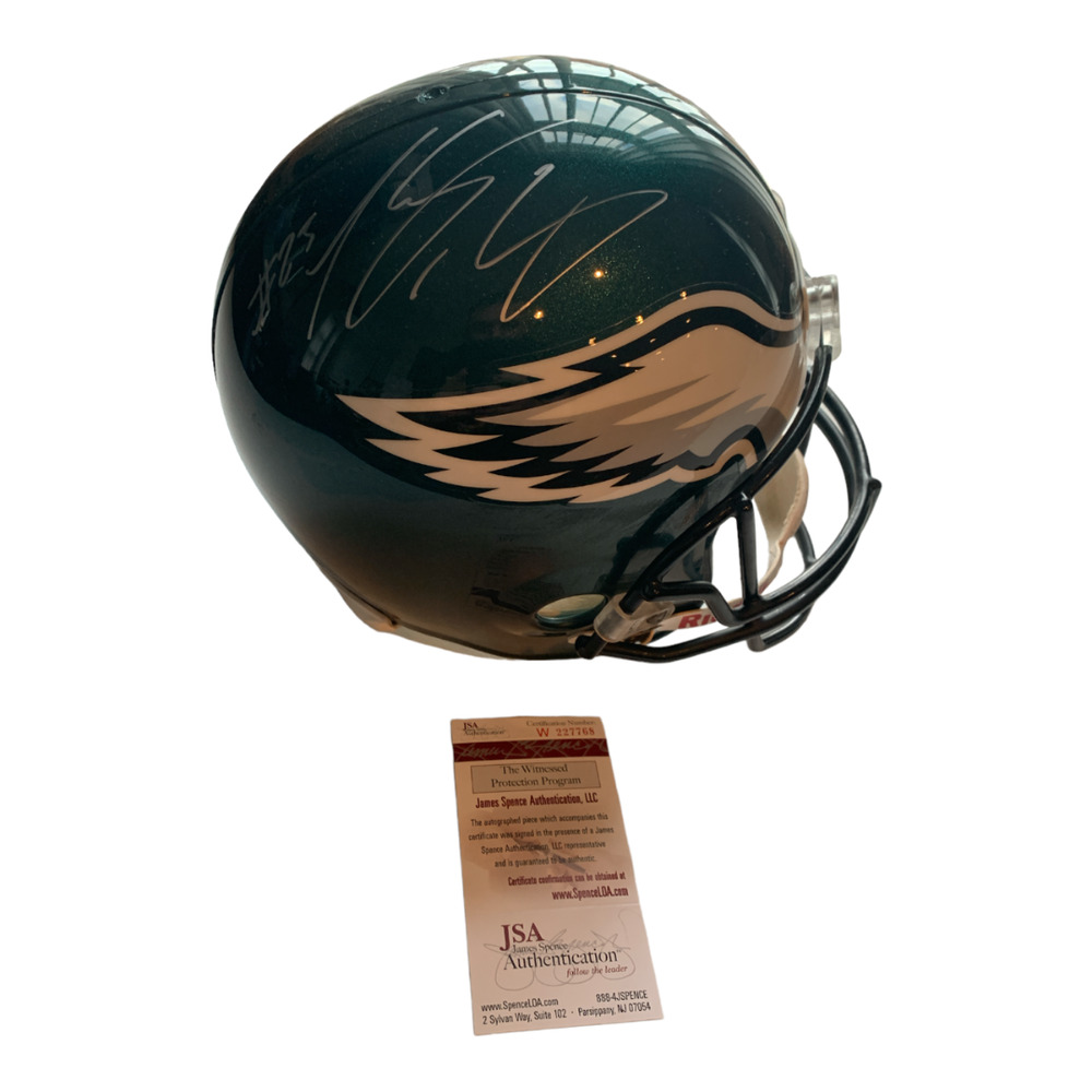 Lesean Mccoy Signed Full Size Philadelphia Eagles Riddell Helmet - JSA ...