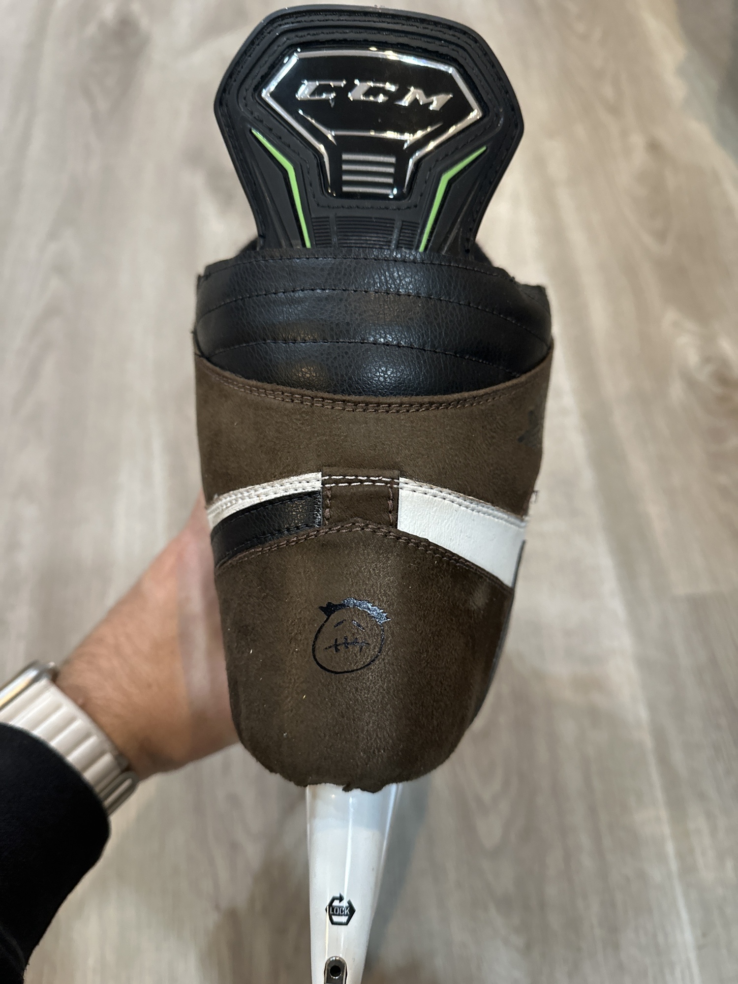 Travis Scott Nike Air Jordan 1 Custom skates made from CCM Ribcore 80k ...