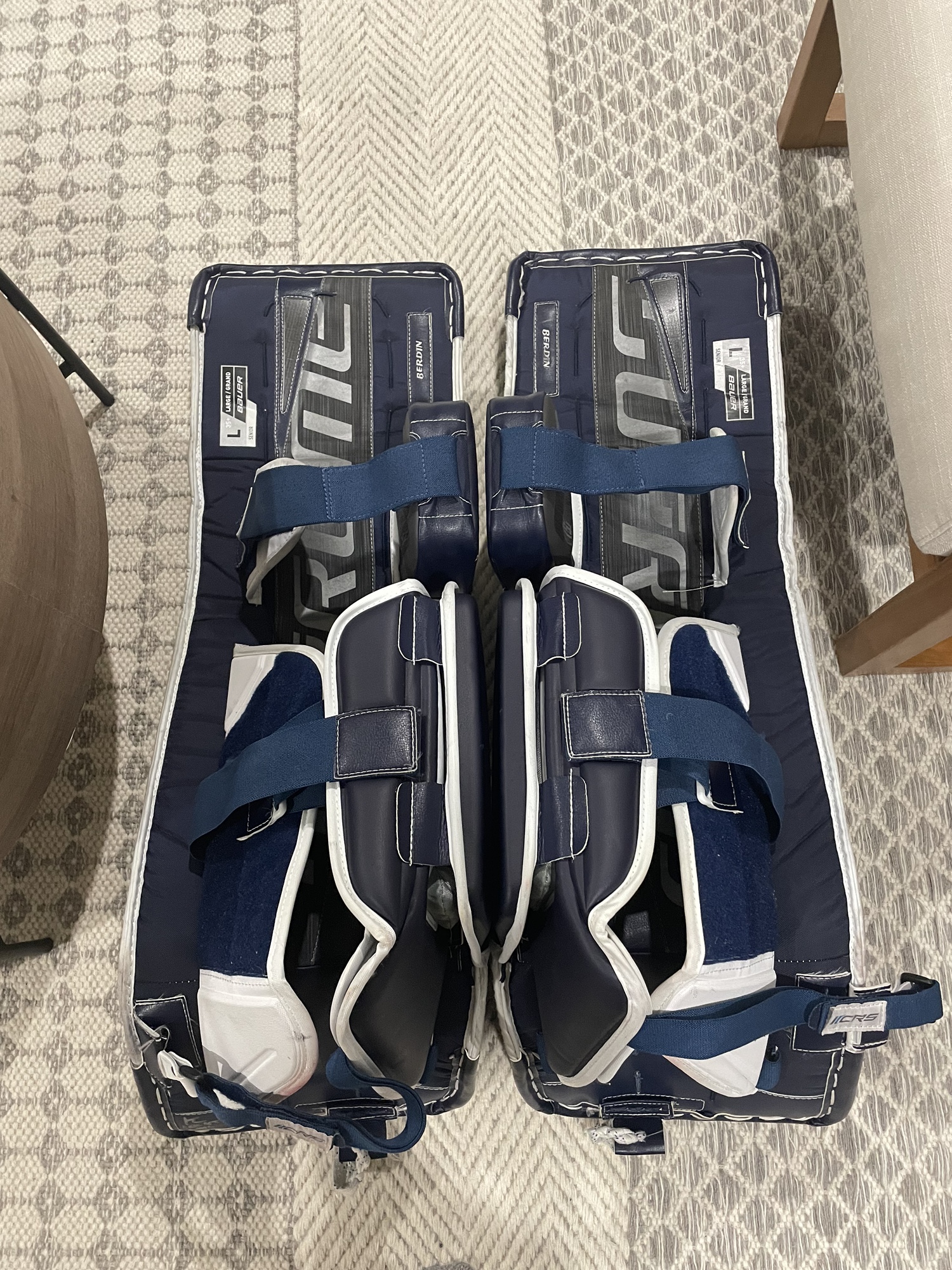 New Bauer Supreme Mach Goalie Leg Pads | SidelineSwap