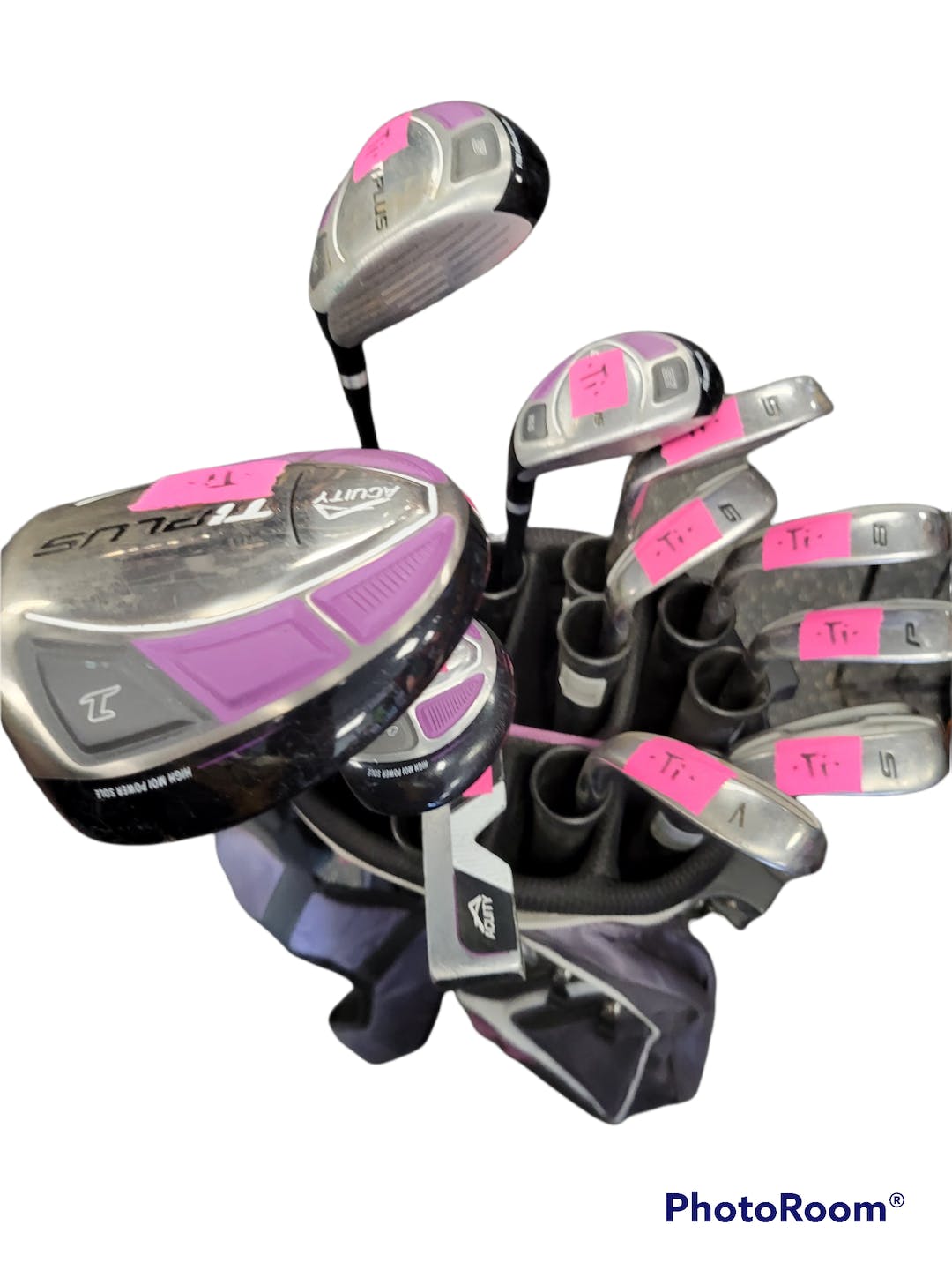 Used Acuity Ti Plus Ladies 11 Piece Graphite Ladies Golf Womens Package ...