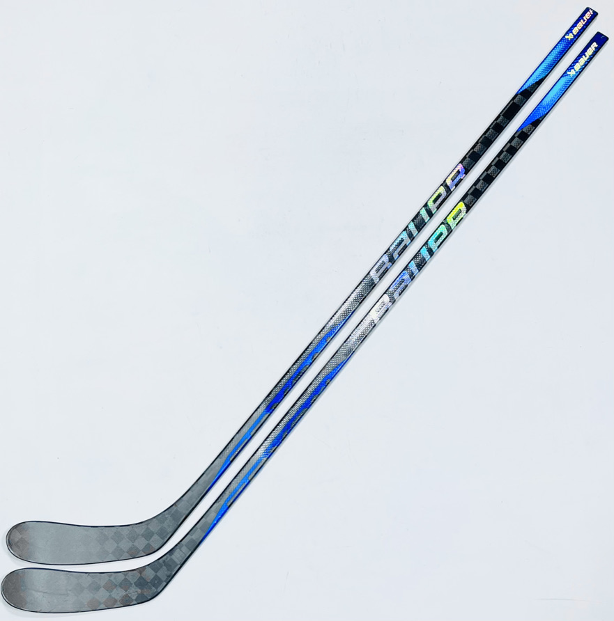 2 Pack Custom Blue Bauer Nexus SYNC (2S Pro Build) Hockey Sticks-RH-77 ...