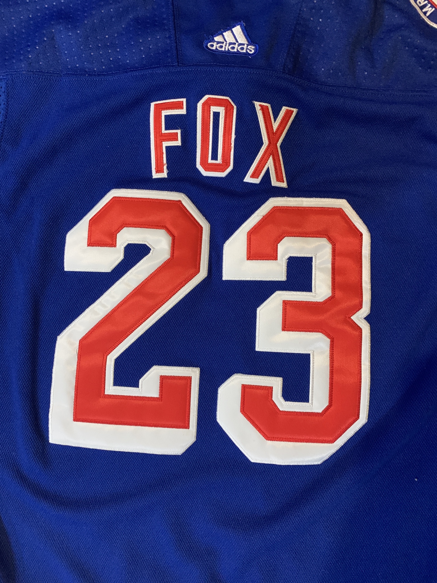 New York Rangers Adam Fox Jersey Home Blue | SidelineSwap