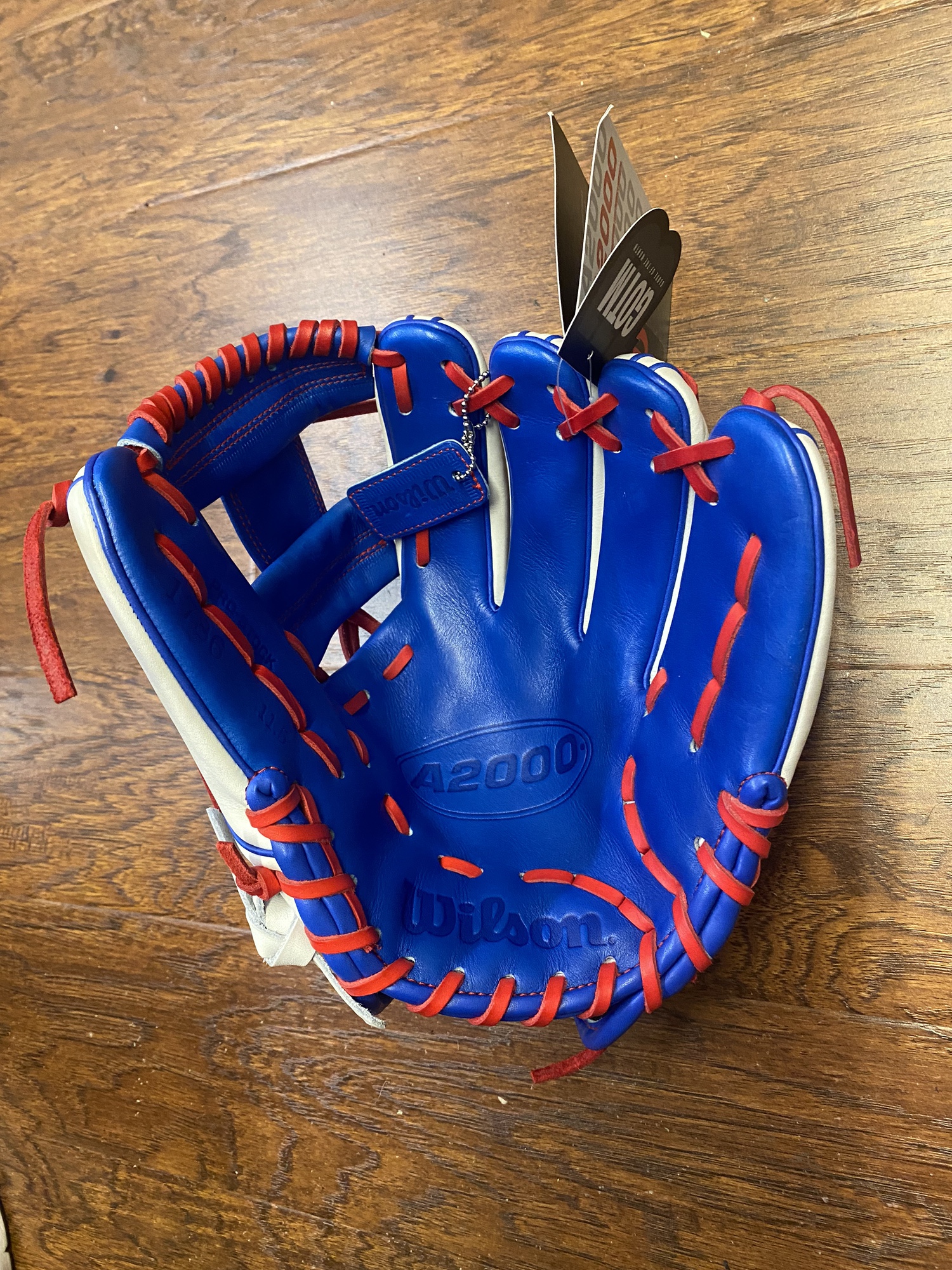 Wilson 1786 11.5” 2022 July GOTM. Infield Pattern USA Red White Blue ...
