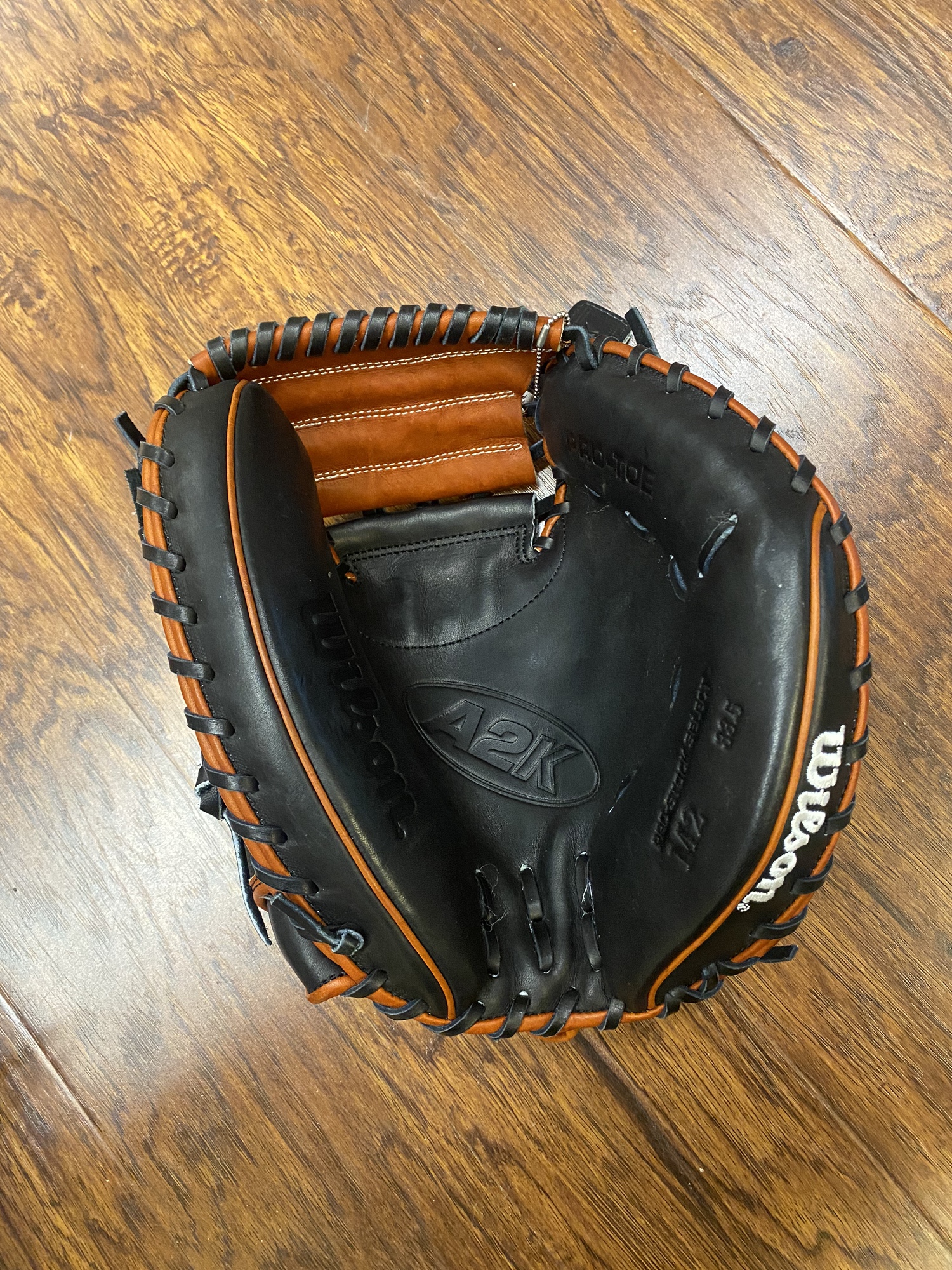 Wilson A2K M2 33.5” Baseball Catchers Mitt Black | SidelineSwap