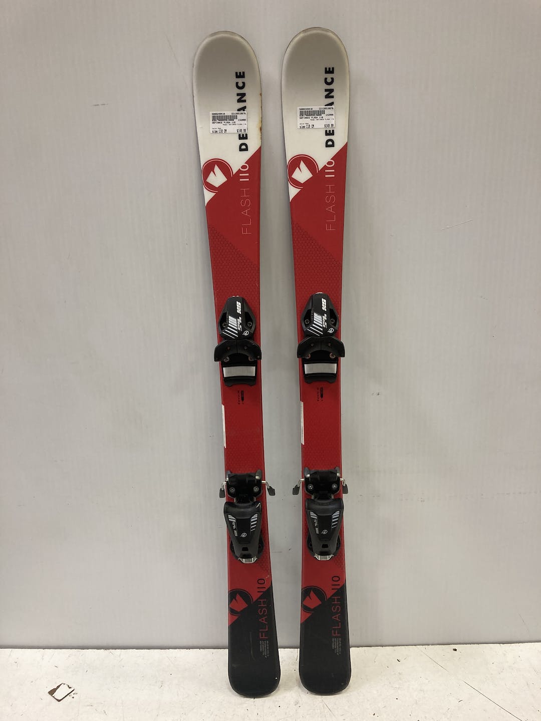 Used Defiance Flash 110 110 Cm Boys' Downhill Ski Combo | SidelineSwap