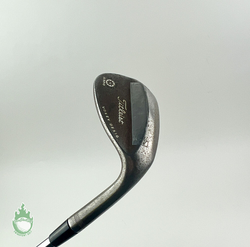 Used RH Titleist Vokey Raw Oil Can Wedge 60* SM4 Wedge Flex Steel Golf Club | SidelineSwap