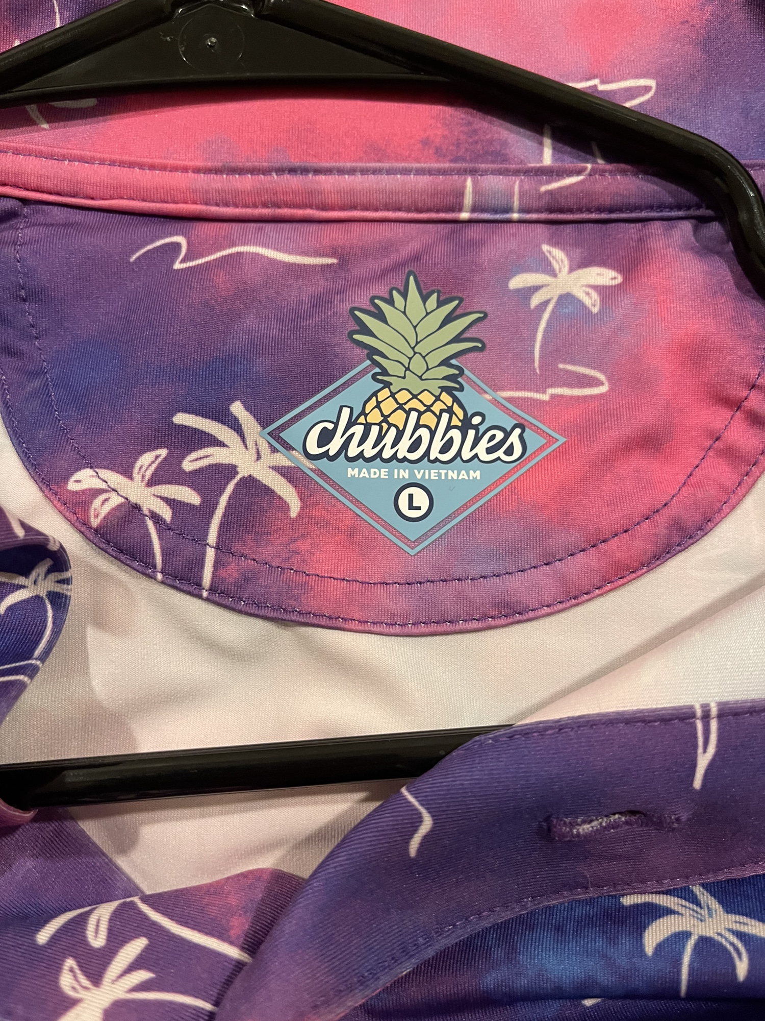 Chubbies Pink/Purple Golf Polo | SidelineSwap
