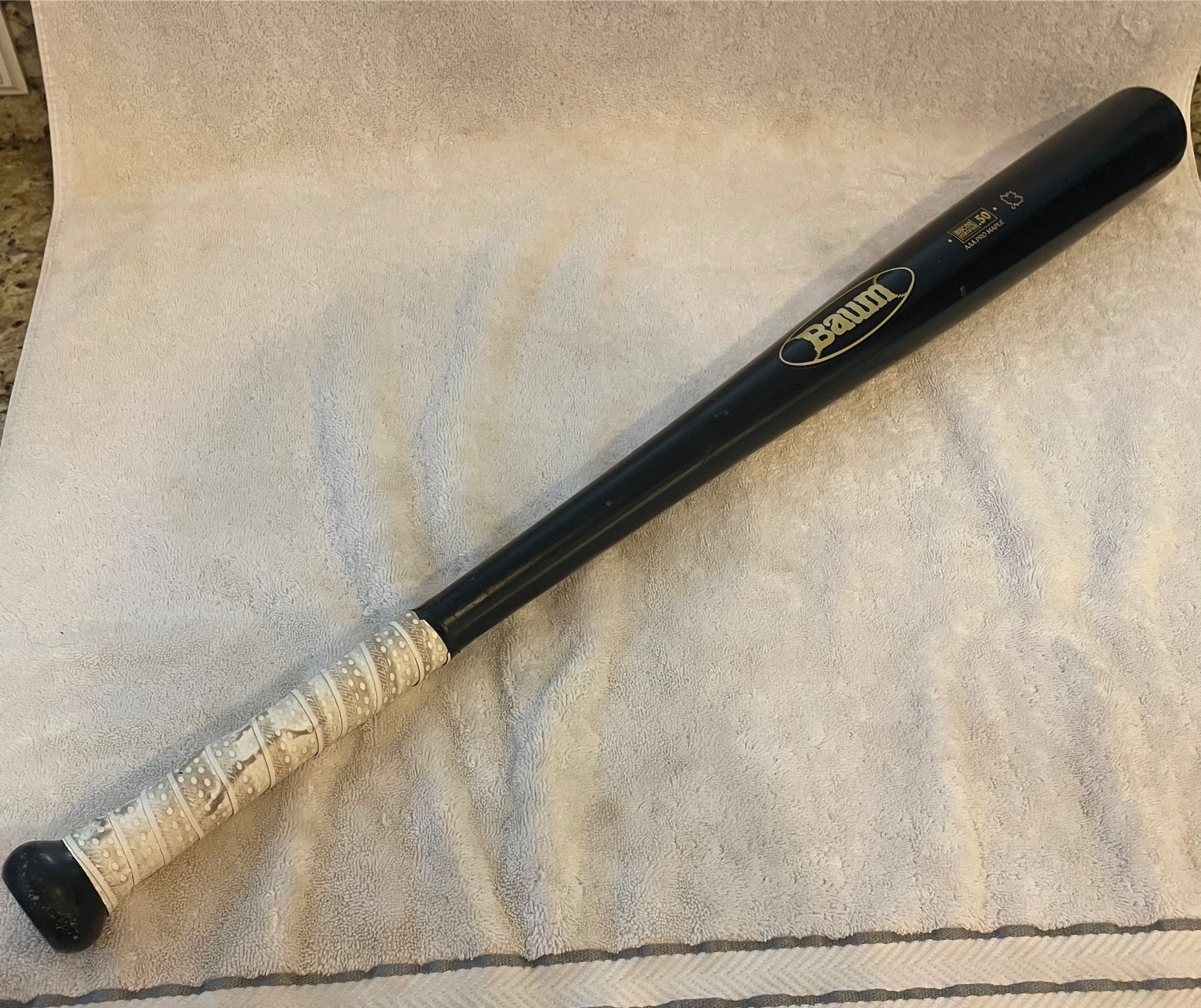 Baum Bat Composite Wood Baseball Bat Gold Label AAA Pro Maple BBCOR 31/ ...