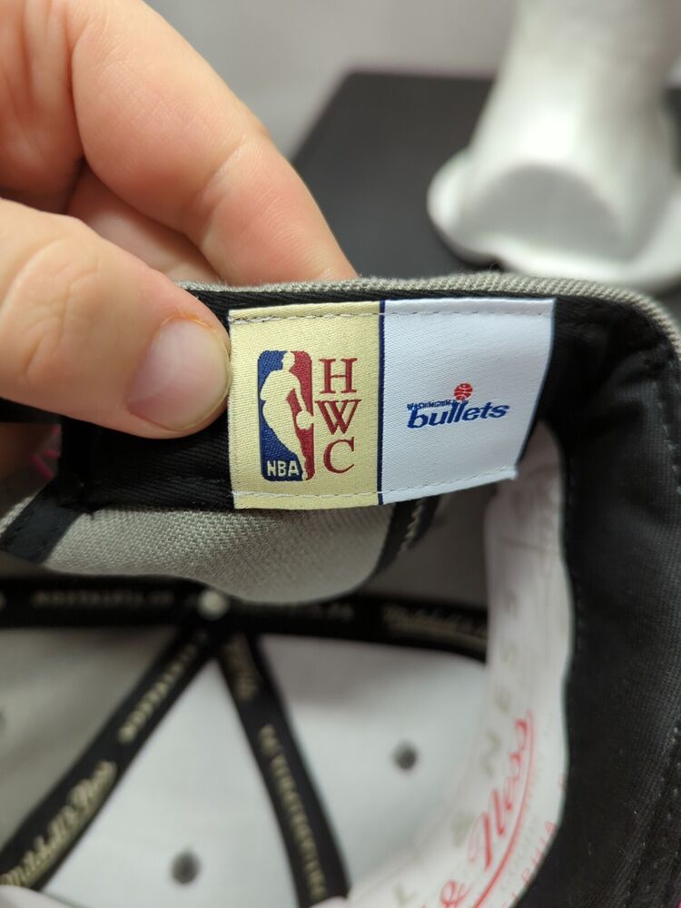 NWS Washington Bullets Mitchell & Ness Snapback Hat NBA | SidelineSwap