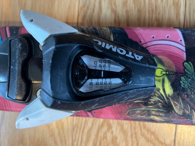 Used Kid's 2017 4FRNT 117 cm All Mountain Gromette Skis With Bindings ...