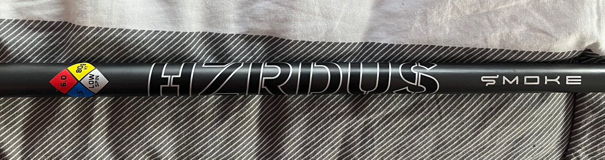 Men's True Temper Stiff Flex Graphite Hybrid/Driving Iron Shaft Hzrdus ...