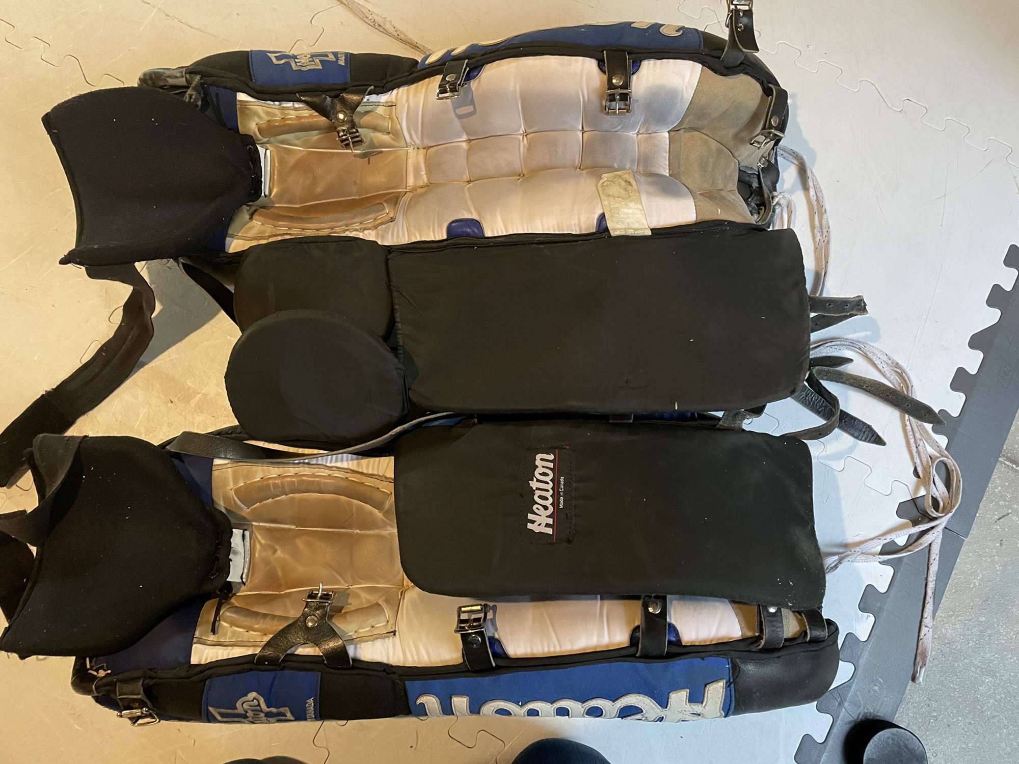 Heaton Pro 90z goalie leg pads 32” | SidelineSwap