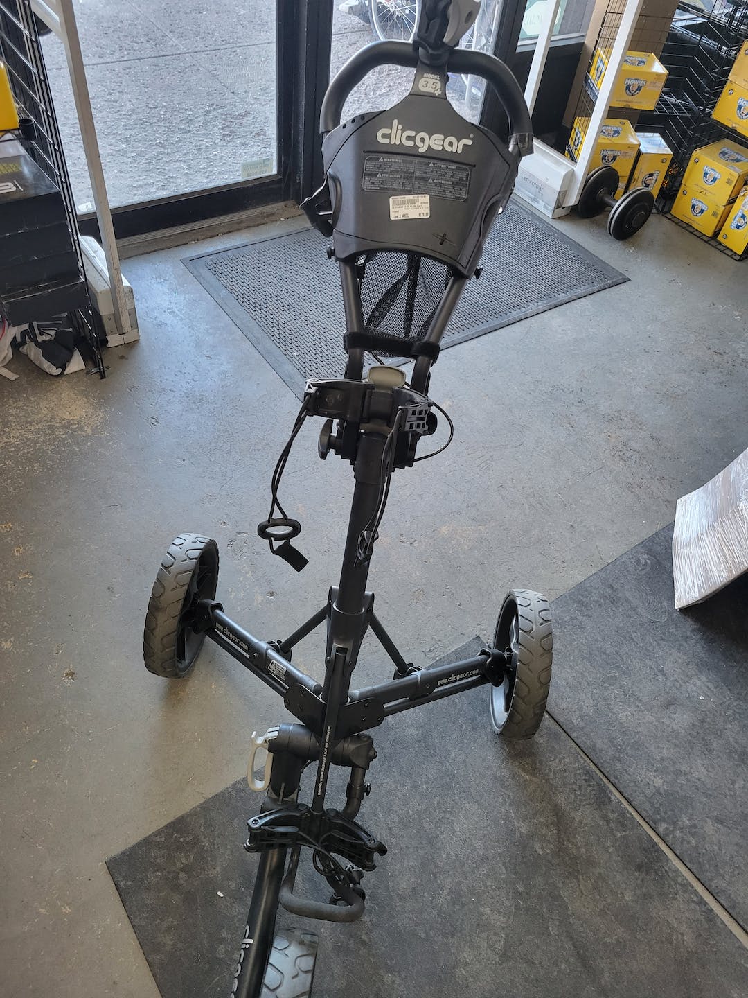 Used Clicgear 3.5 Plus 3 Wheel Steel Golf Carts | SidelineSwap