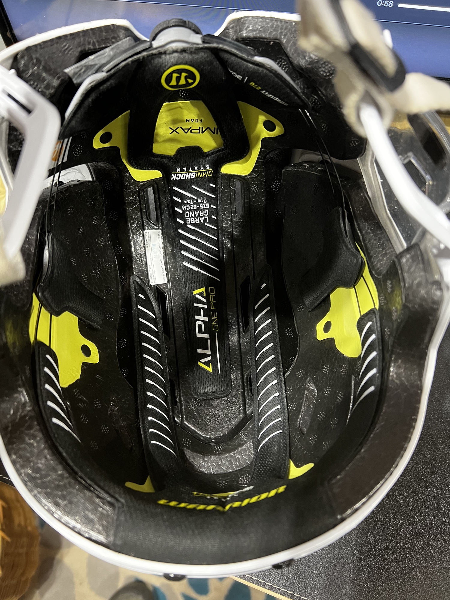 Used Large Warrior Alpha One Pro Helmet | SidelineSwap