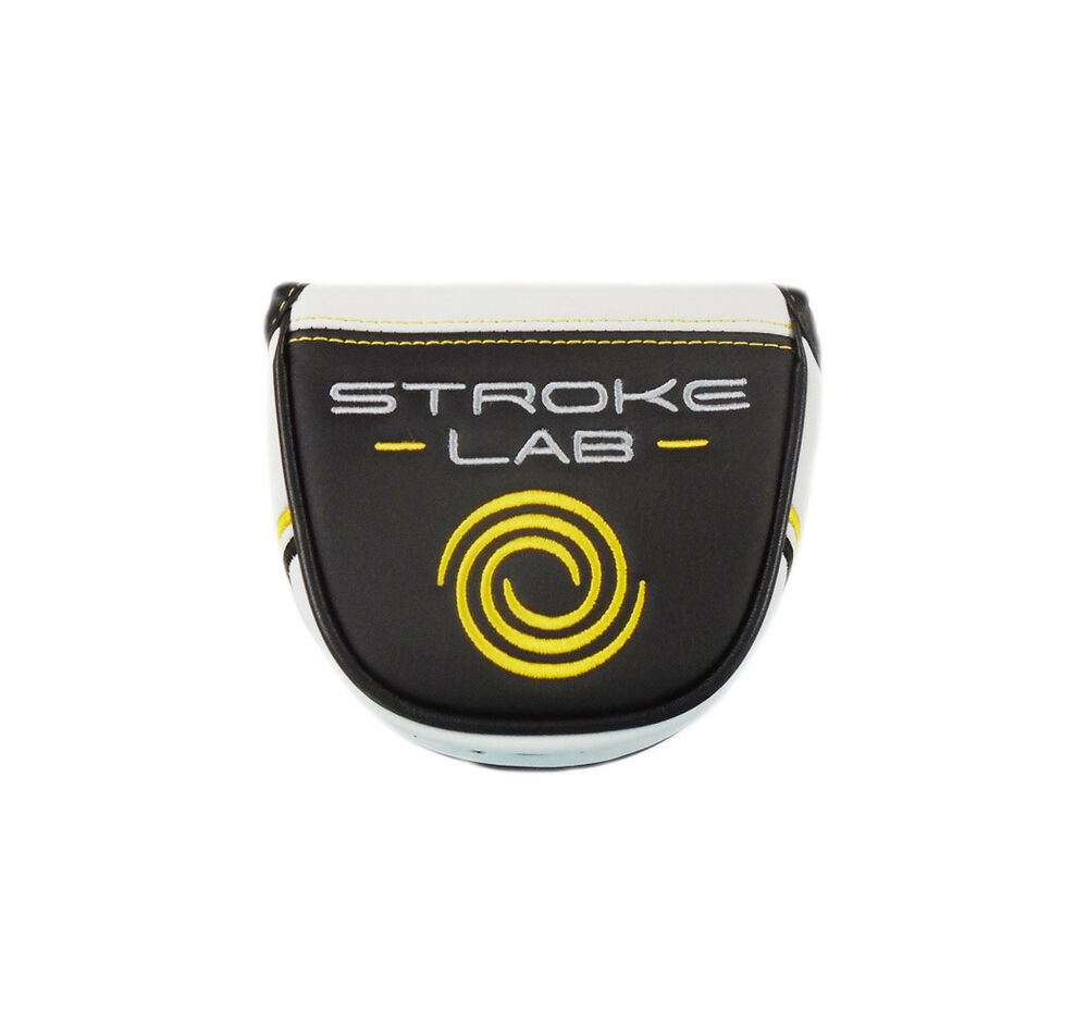 NEW Odyssey Stroke Lab White/Black/Yellow Mallet Putter Headcover ...