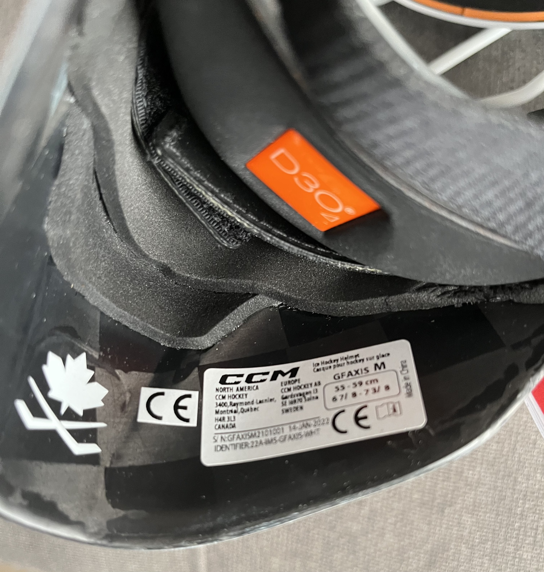 New CCM Axis Pro Goalie Mask with Cat Eye Cage | SidelineSwap