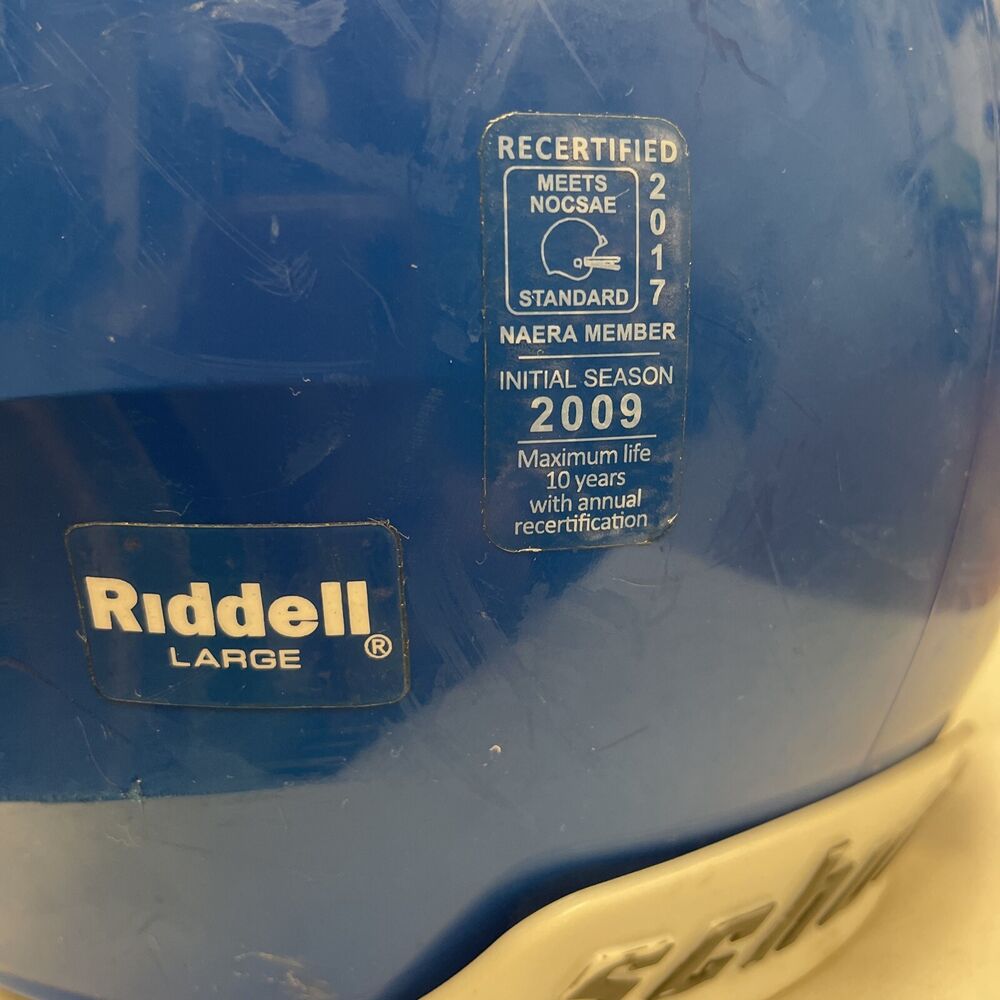 Schutt DNA Pro Plus Large Adult Helmet Seattle Blue w/Mask. Trophy Only ...