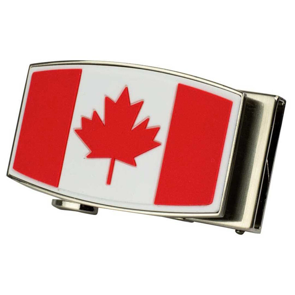 NEW Nexbelt Classic Series Aston Nickel STP Canada Flag Belt Buckle ...