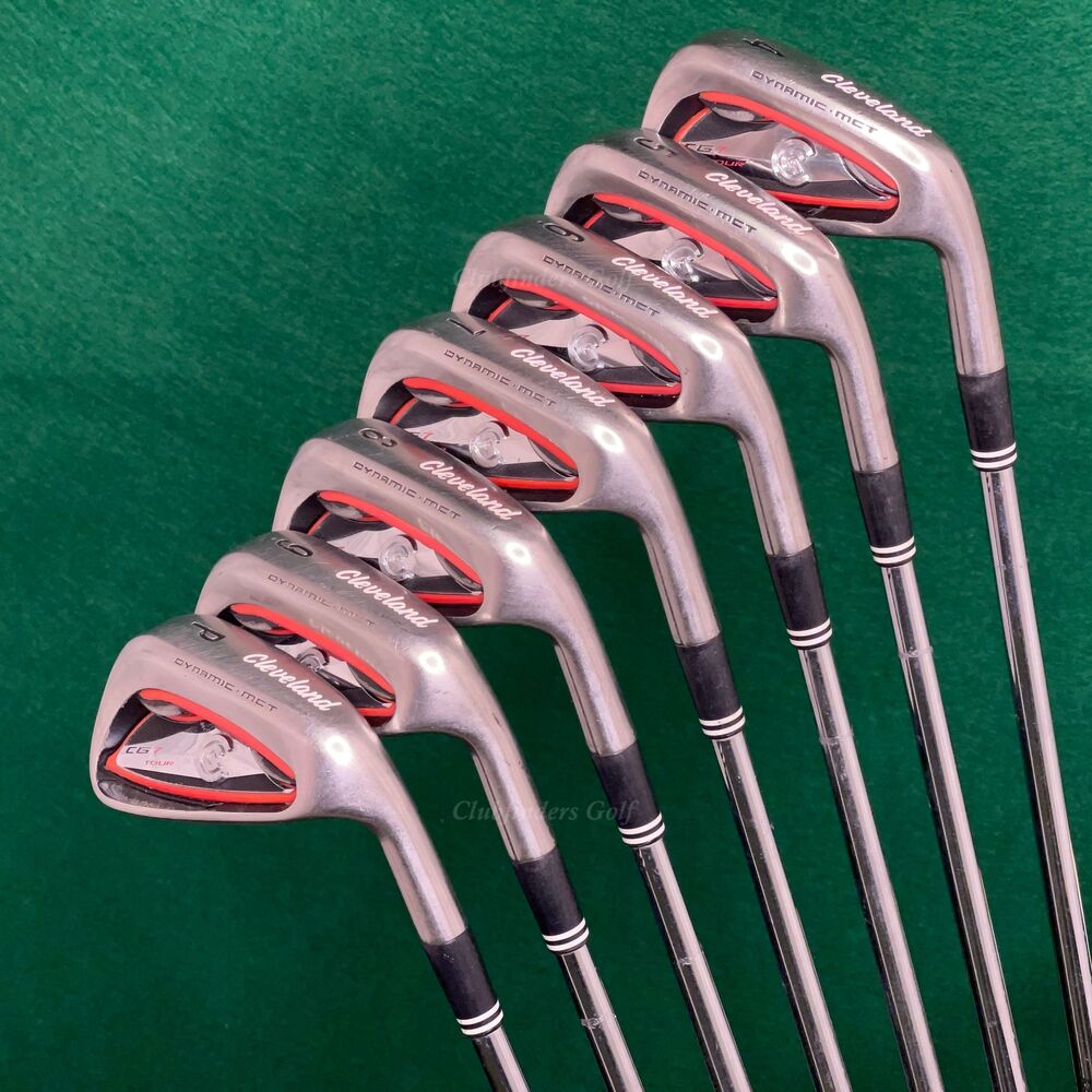 Cleveland CG7 Tour 4-PW Iron Set True Temper Stepped Steel Stiff ...