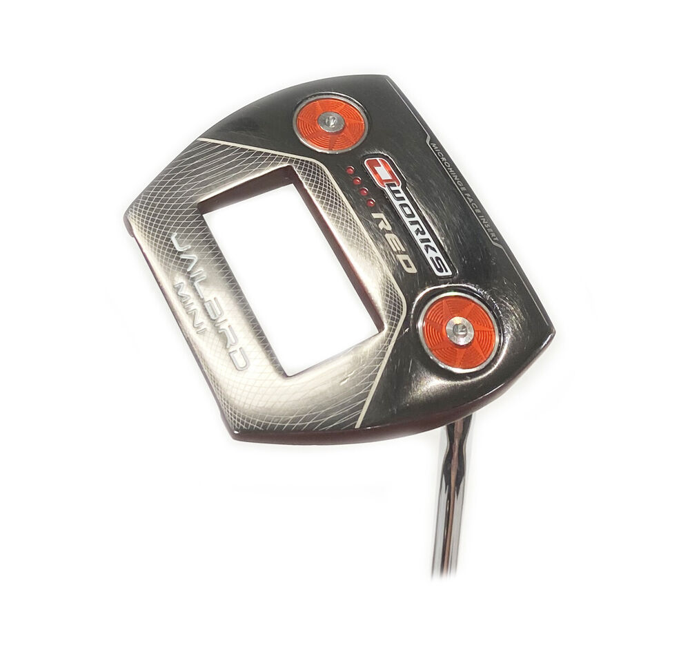 Odyssey O-Works Red Jailbird Mini 35" Mallet Putter | SidelineSwap