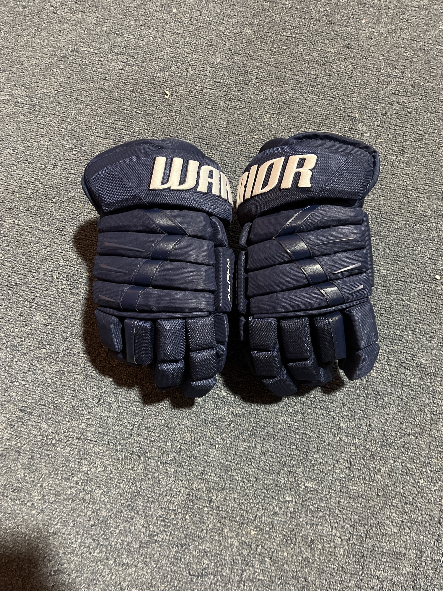 New Navy Warrior Alpha DX Pro Stock Gloves Colorado Avalanche Megna 14 ...