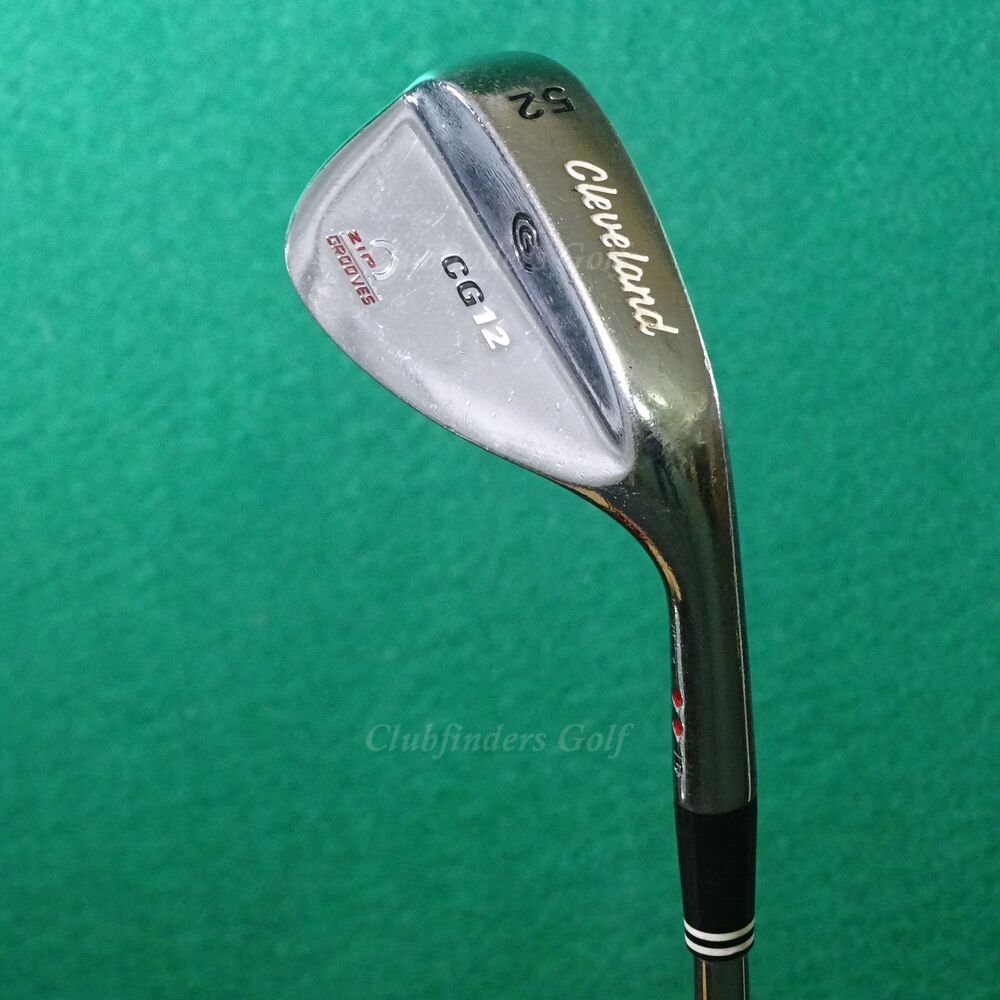 Cleveland CG12 Chrome 52-10 52° GW Gap Wedge Factory Traction Steel ...