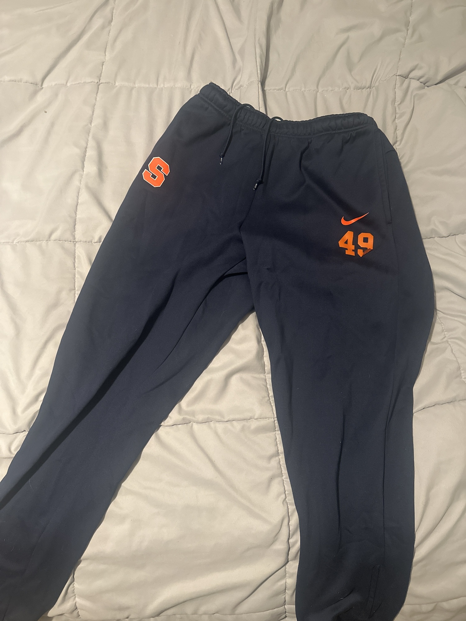 RARE Syracuse Lacrosse Team Issued Blue Men's Nike Pants | SidelineSwap
