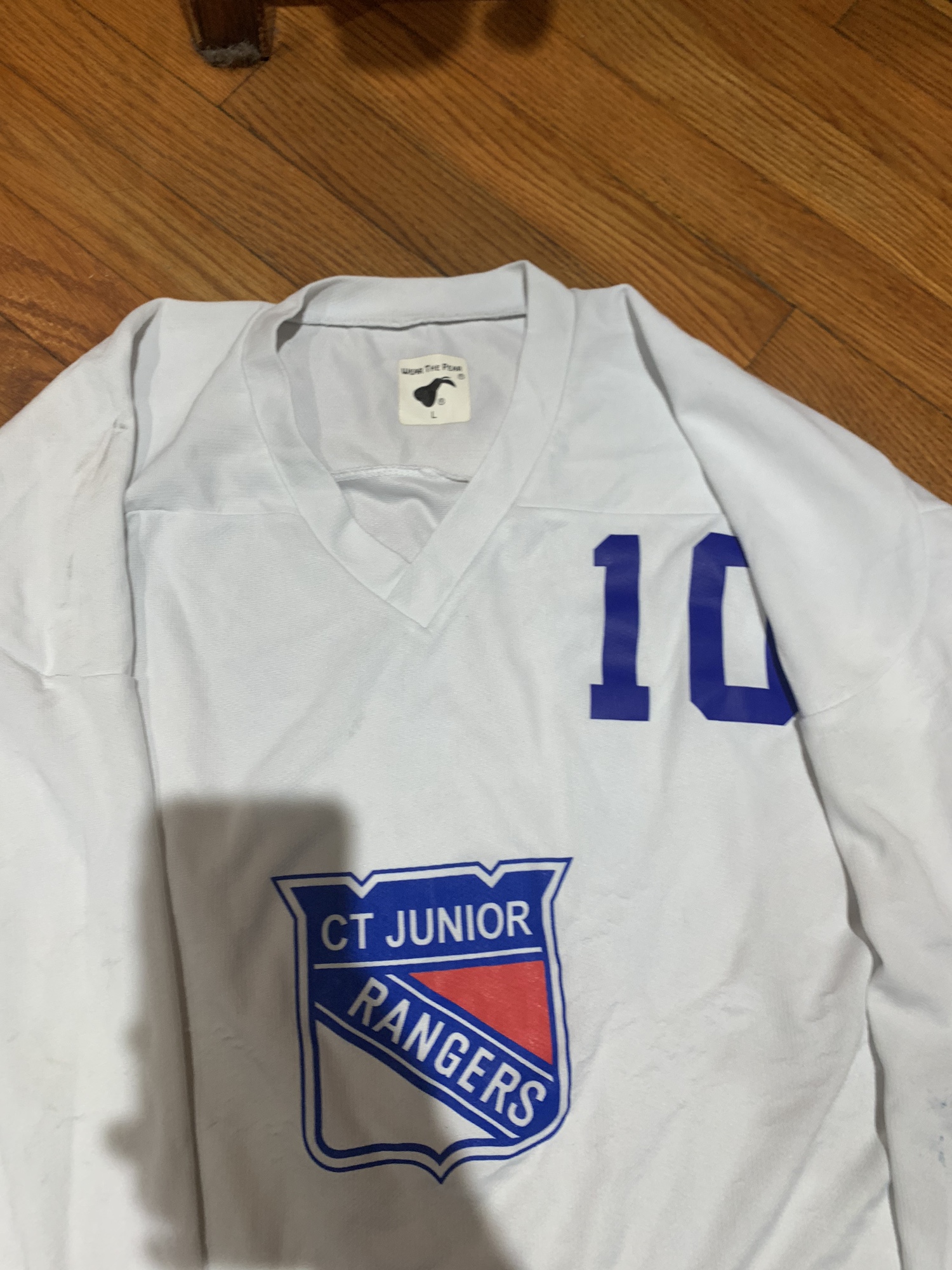 White NCDC Connecticut Junior Rangers Jersey | SidelineSwap