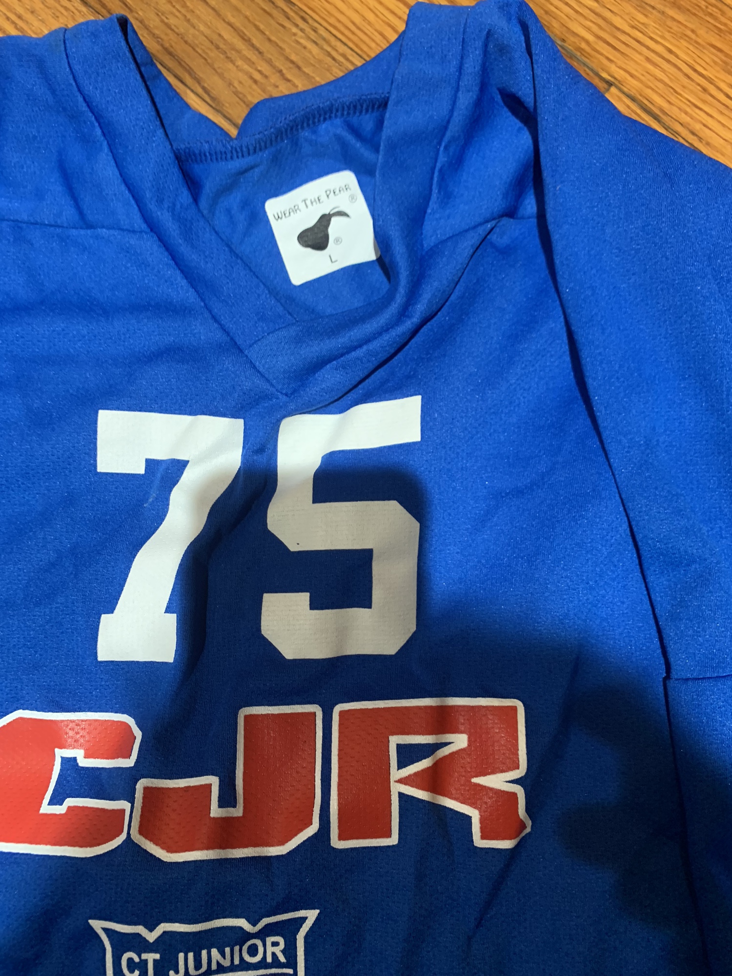 Blue NCDC Connecticut JR Rangers Jersey | SidelineSwap