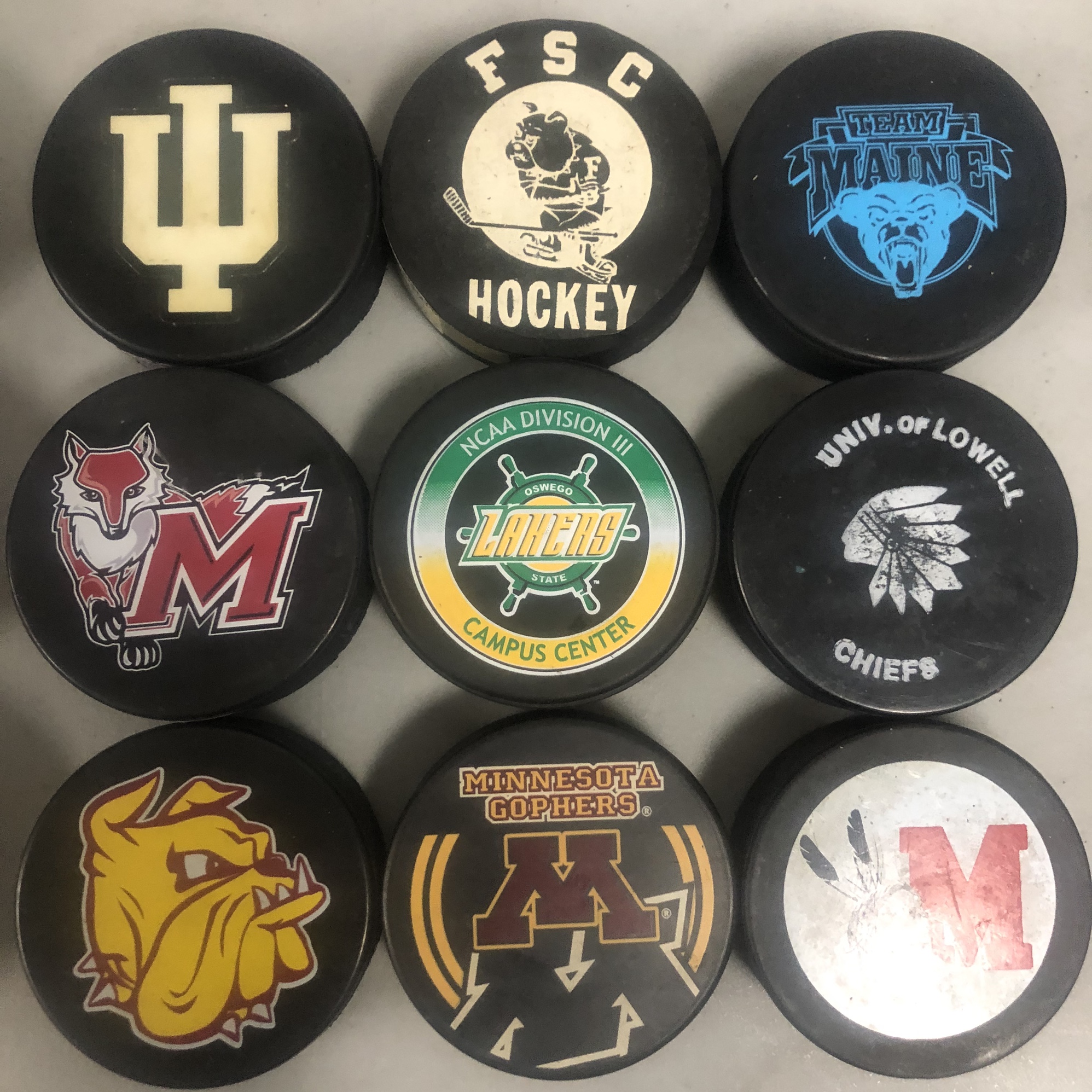 New NCAA pucks | SidelineSwap