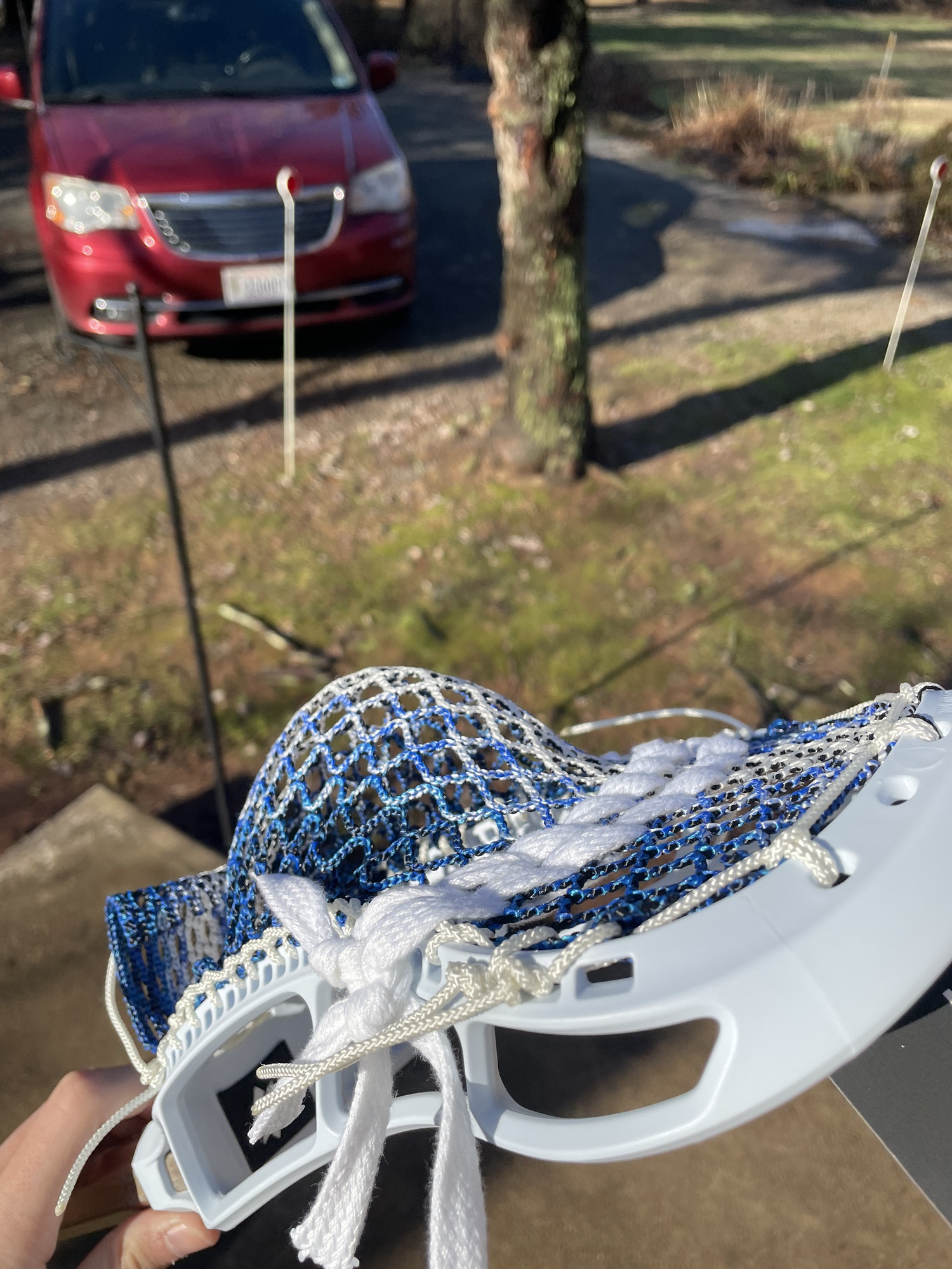 BN StringKing Legend Intermediate strung with Divine 10 Rhombus Mesh | SidelineSwap
